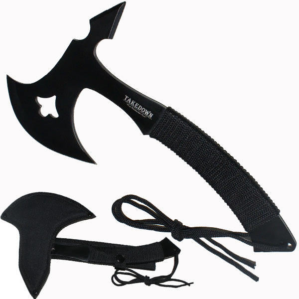 One Piece Takedown Spiked Throwing Axe | HatchetsandAxes.com
